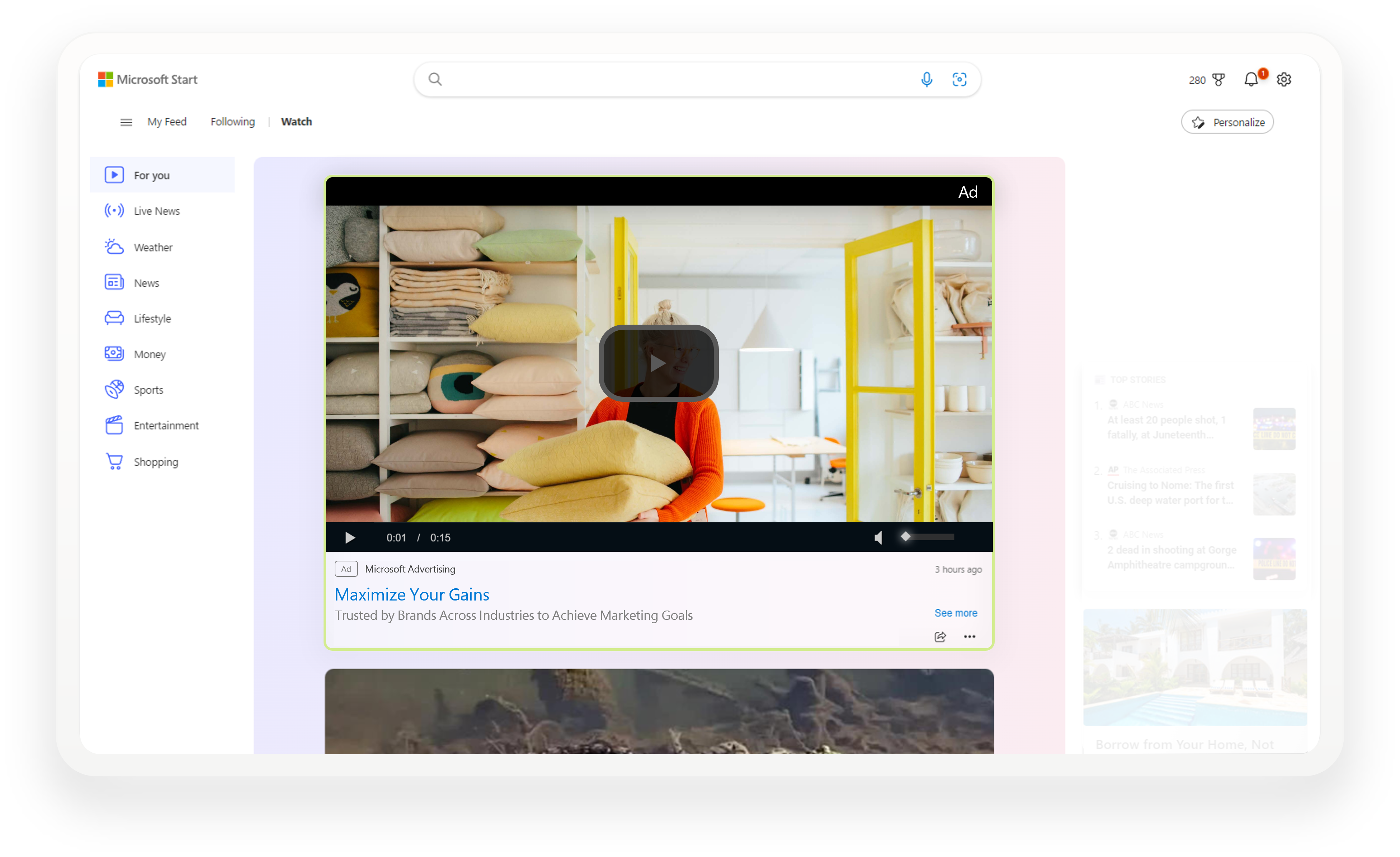 Sample online Video ad